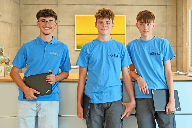 Neue Lehrlinge • Nünlist